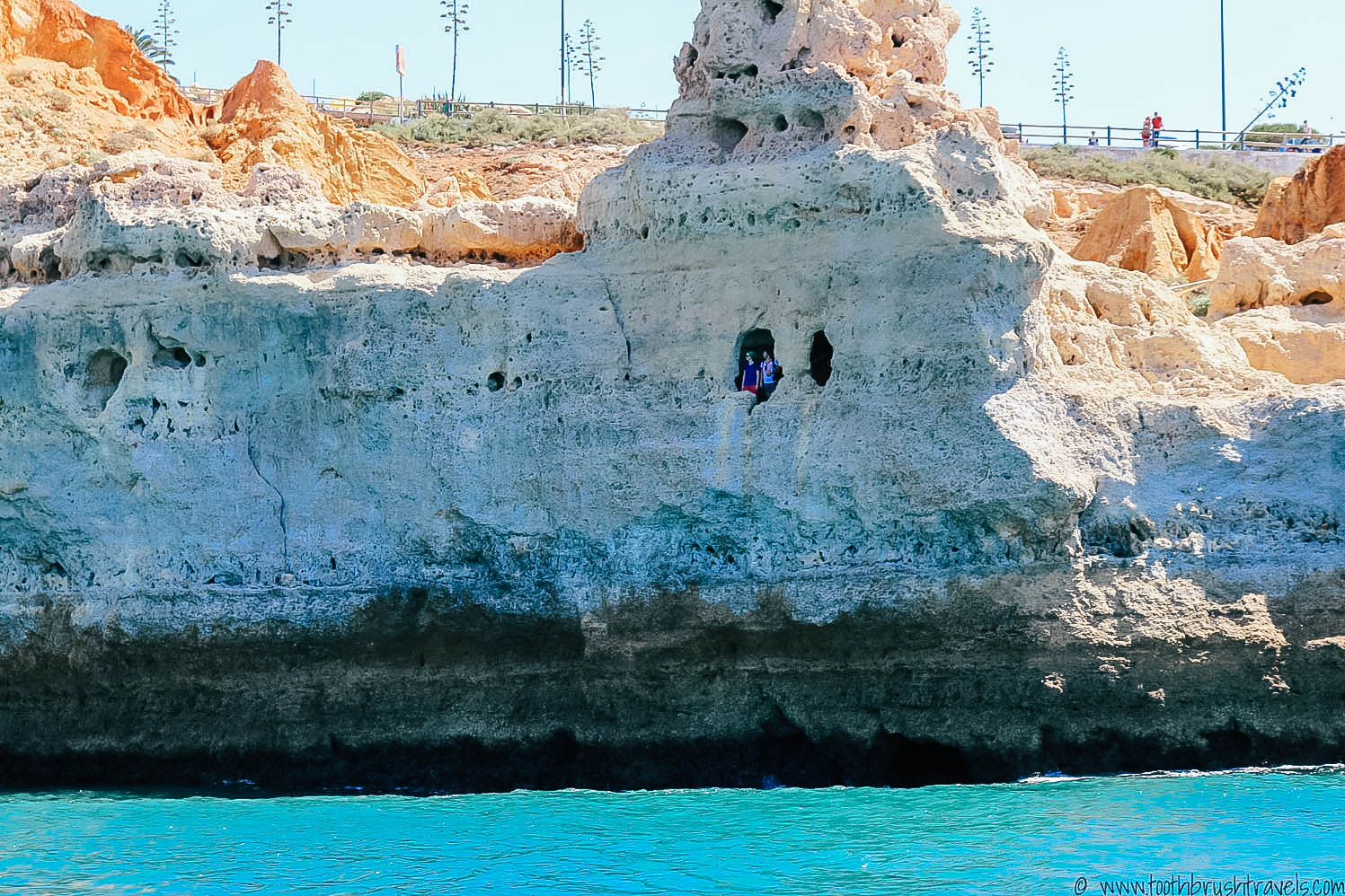 Exploring Carvoeiro's Caves, Along The Coastline - Amy Morgan & Co