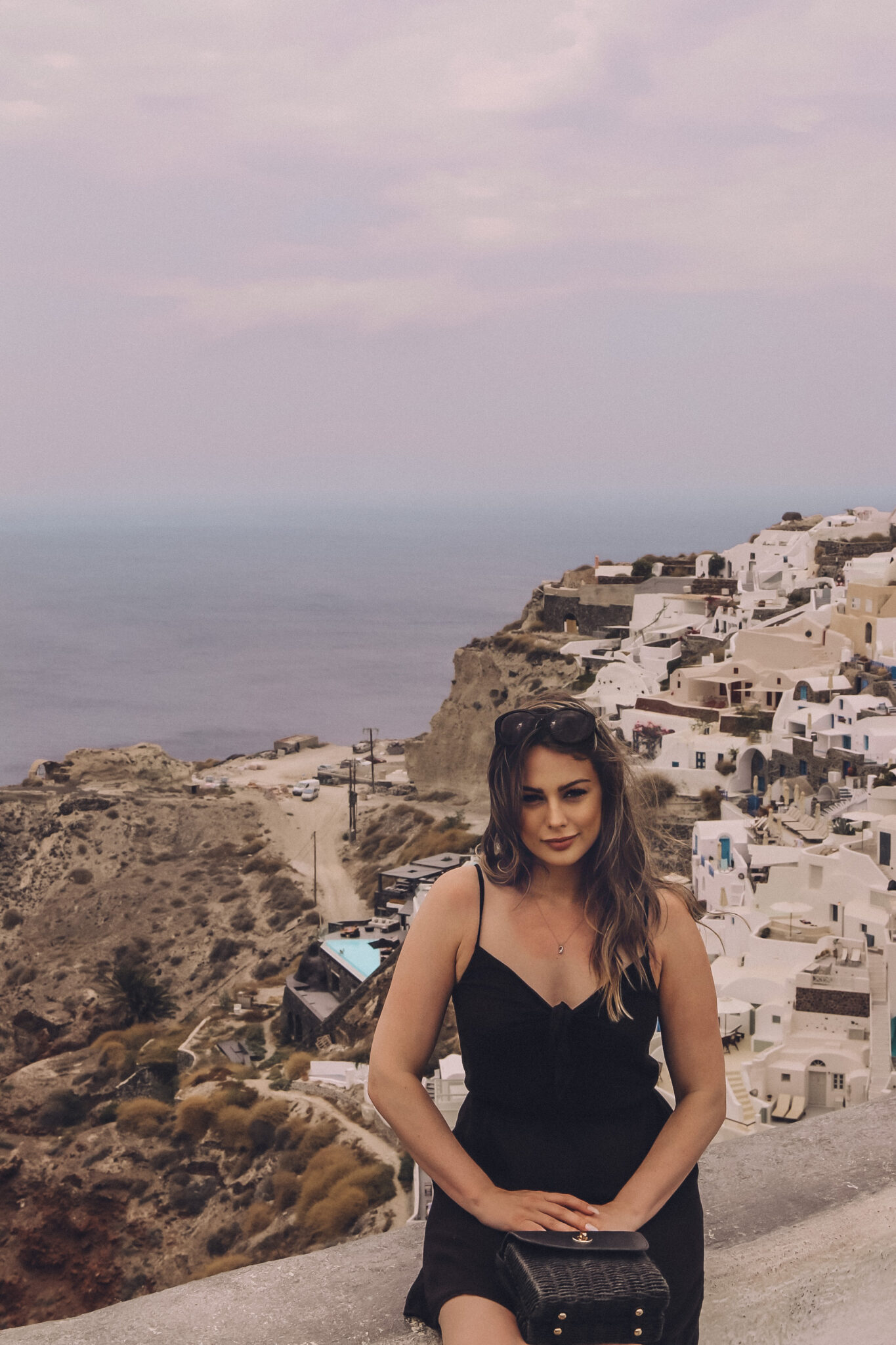 Eating at Pelekanos Santorini - Amy Morgan & Co