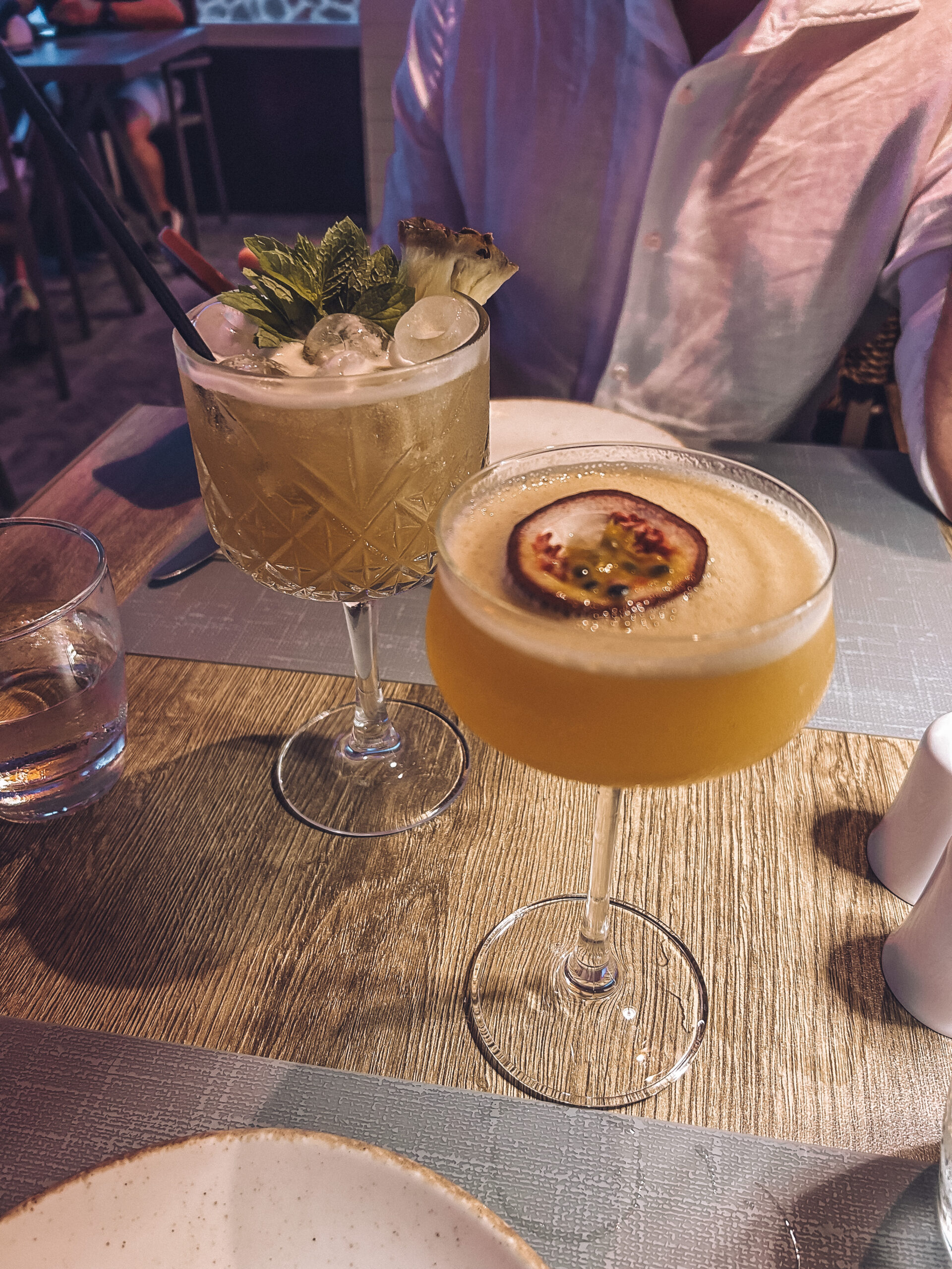 Eating at Pelekanos Santorini - Amy Morgan & Co